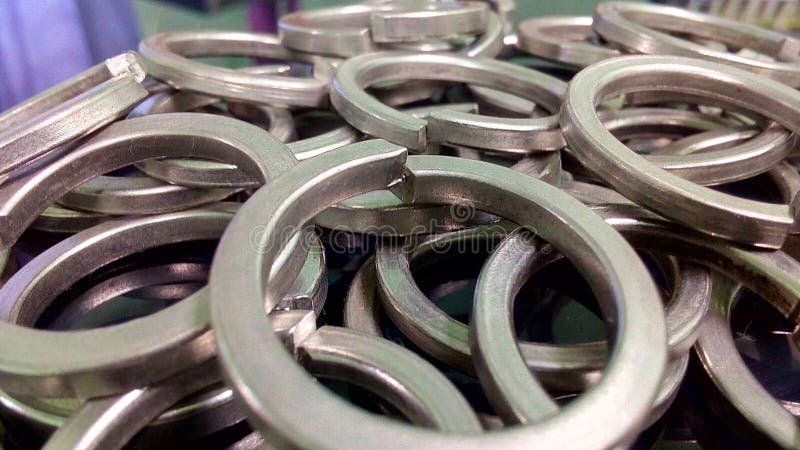 Steel rings stock photo. Image of material, brass, rings - 100601146