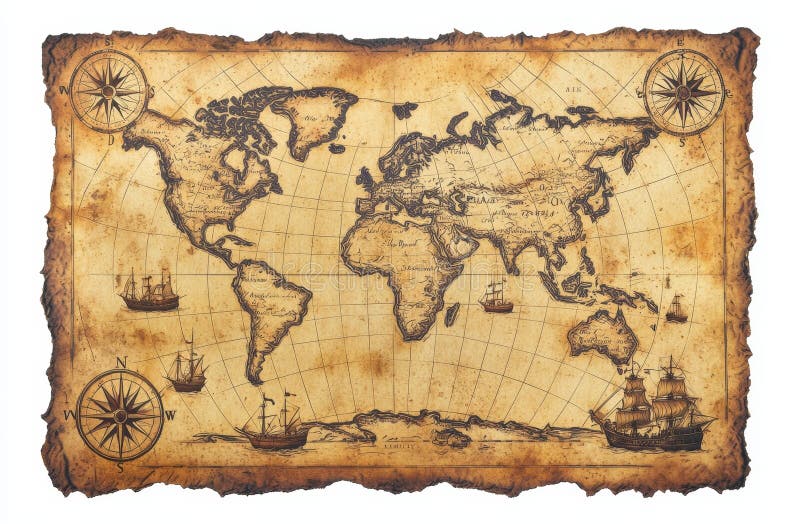 Backgrounds for Vintage Maps of Transportation. PNG Stock Illustration ...