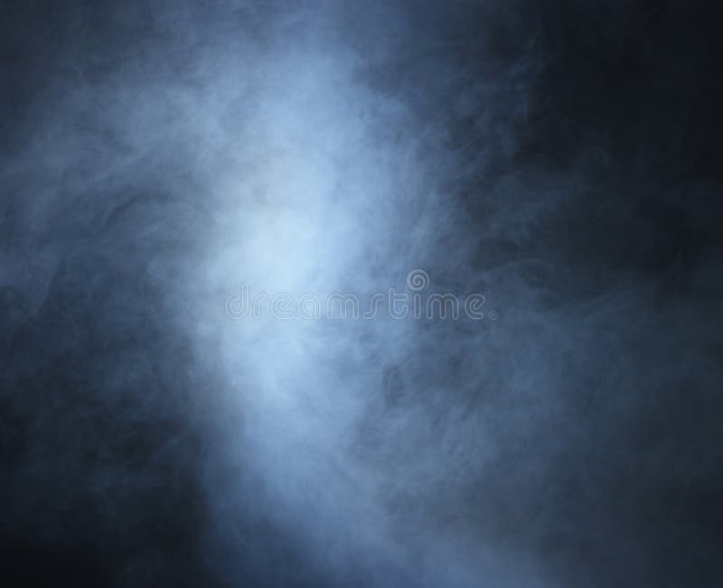 Deep Cyan Smoke Background with Light in Center Stock Image - Image of ...