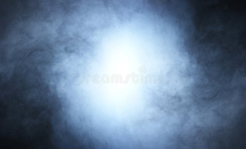 Deep Cyan Smoke Background with Light in Center Stock Image - Image of ...
