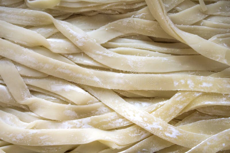 Long Noodles with Some Flower Stock Image - Image of noodles, white ...