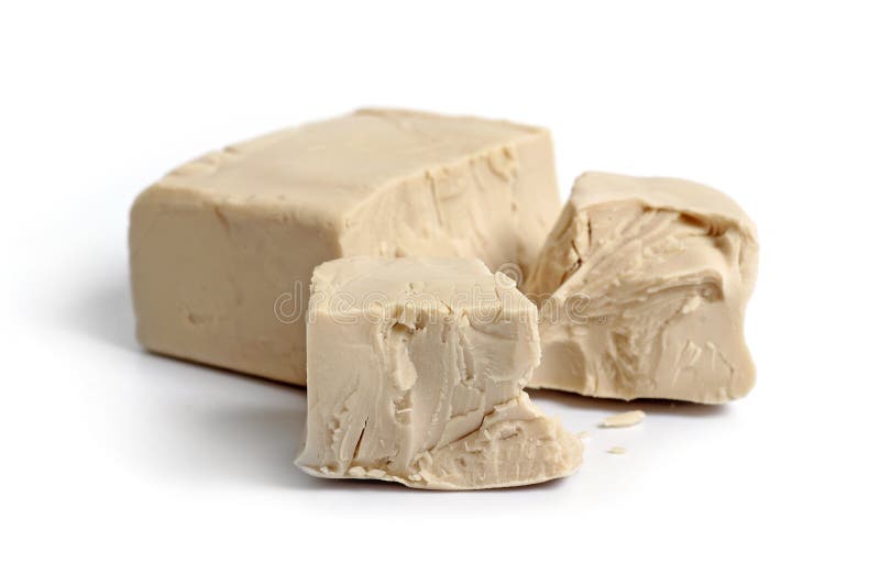 Backhefe Lokalisiert Auf Weiß Stockbild - Bild von komprimiert, bäcker ...