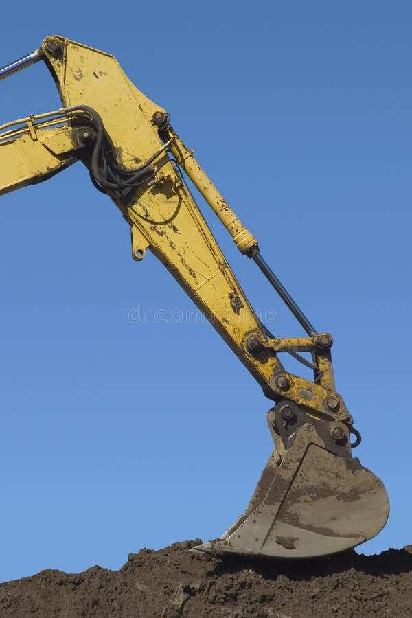 Backhoe #2 stock photo. Image of construction, pile, back - 317090