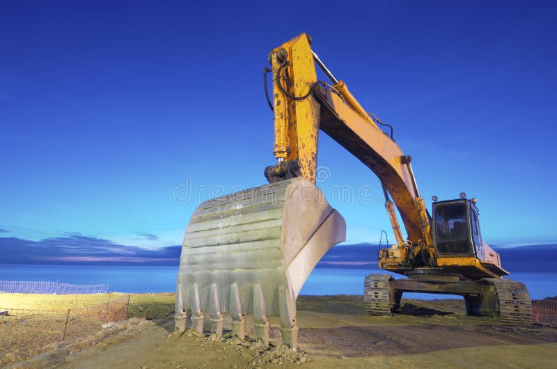 Backhoe stock photo. Image of excavating, backhoe, borrow - 22423466