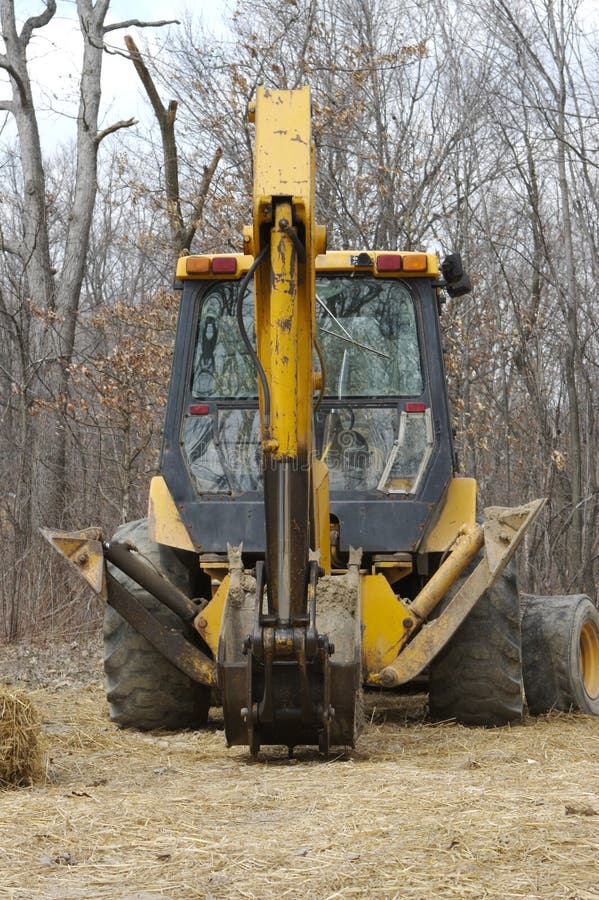 Backhoe stock image. Image of ground, industrial, strong - 640263