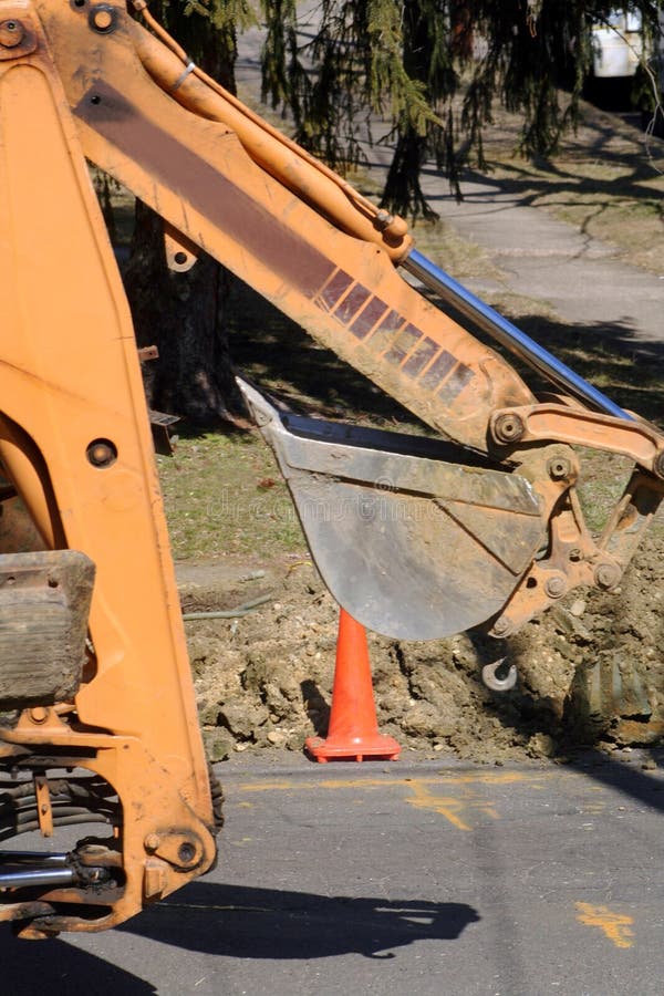 Backhoe stock photo. Image of remove, mechanical, repair - 791716