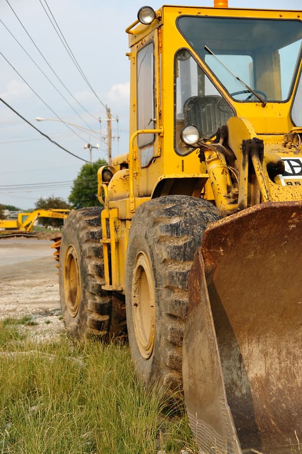 Backhoe stock image. Image of mining, duty, orange, earth - 927645