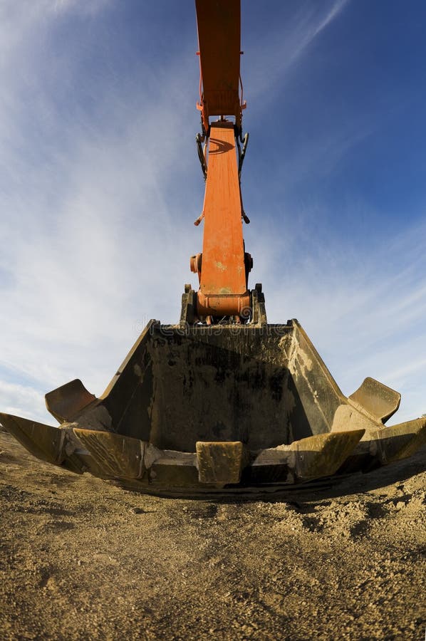 Backhoe Bucket stock photo. Image of equipment, large - 7566926