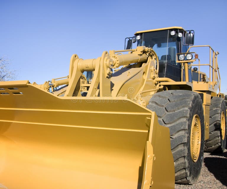 Backhoe bulldozer stock photo. Image of land, mover, machine - 12929870