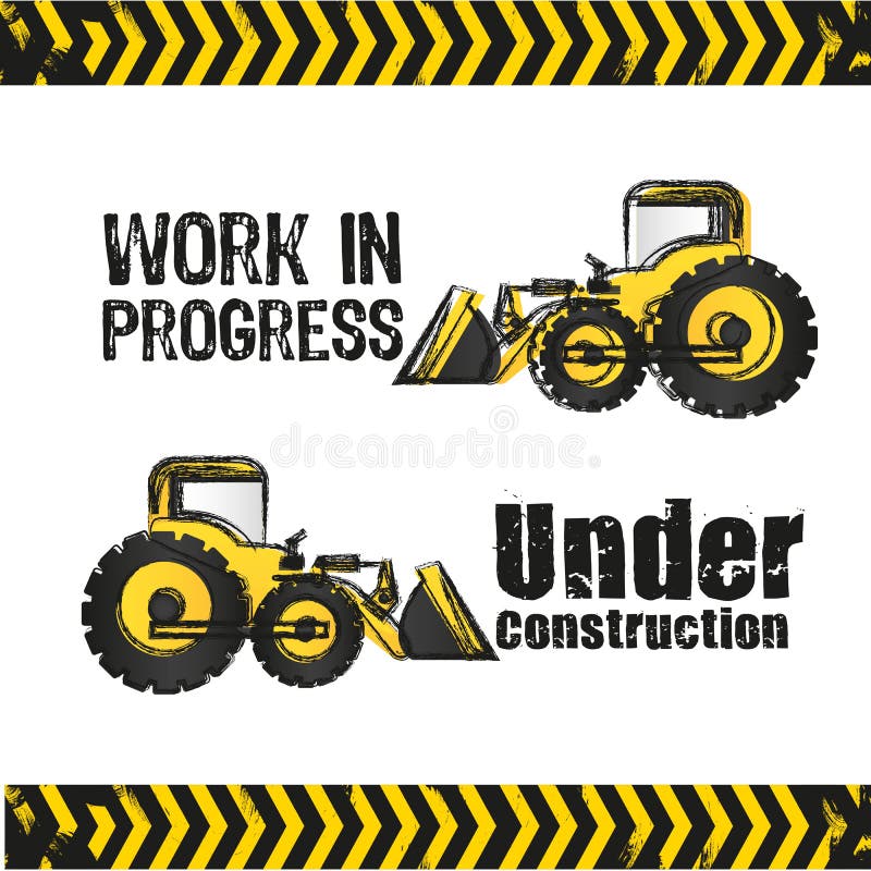 Backhoe design stock vector. Illustration of industrial - 24713226
