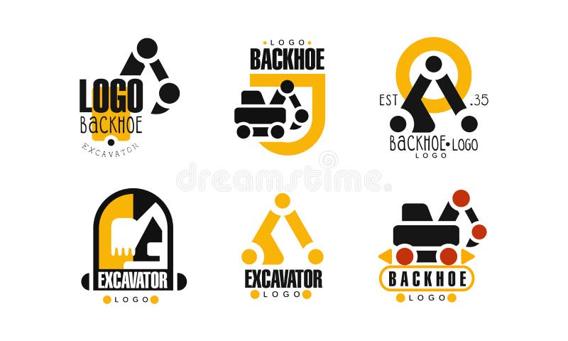 Excavator Label Stock Illustrations – 703 Excavator Label Stock ...