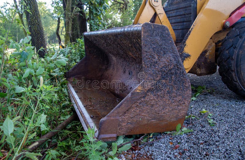 Backhoe Front End Loader Ready To Work Stock Photo - Image of backhoe ...