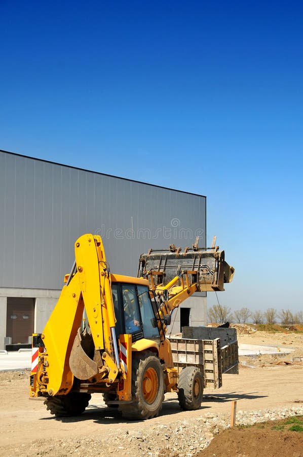 Backhoe Loader Picture. Image: 4824354