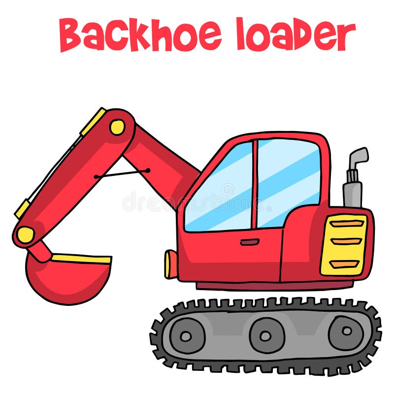 Backhoe Stock Illustrations – 8,189 Backhoe Stock Illustrations ...
