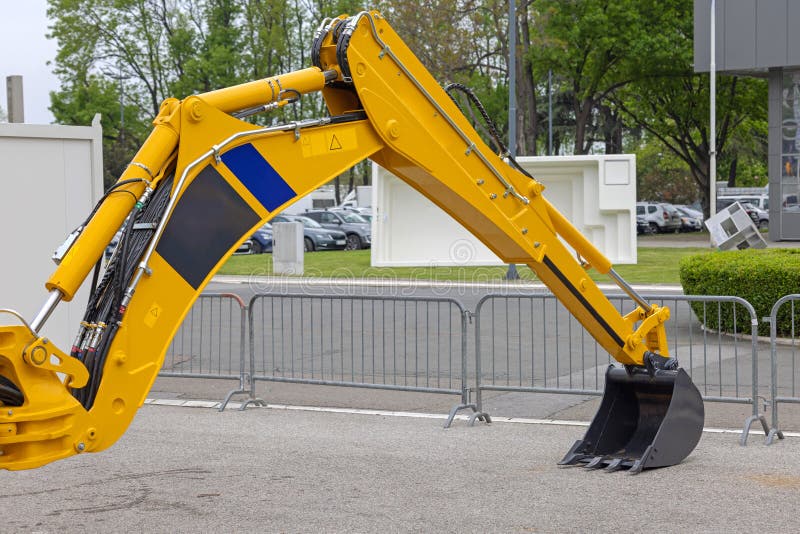 Backhoe Loader Machine stock photo. Image of hydraulic - 276789550