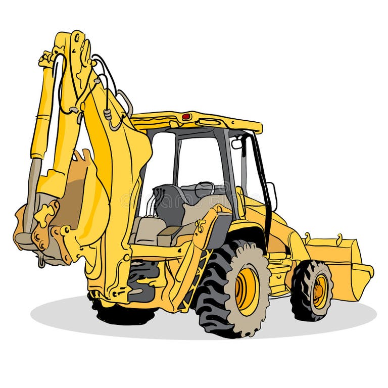 Backhoe Stock Illustrations – 13,094 Backhoe Stock Illustrations ...