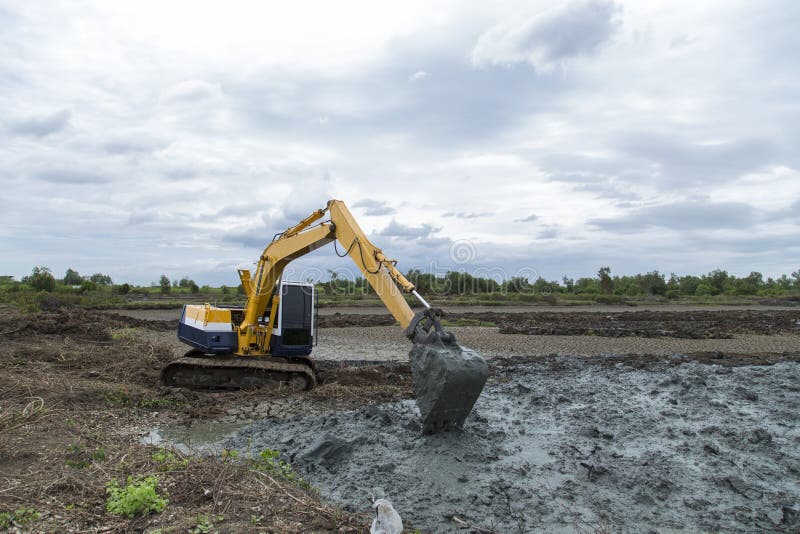 Backhoe Loader stock image. Image of earth, dust, heavy - 41959581