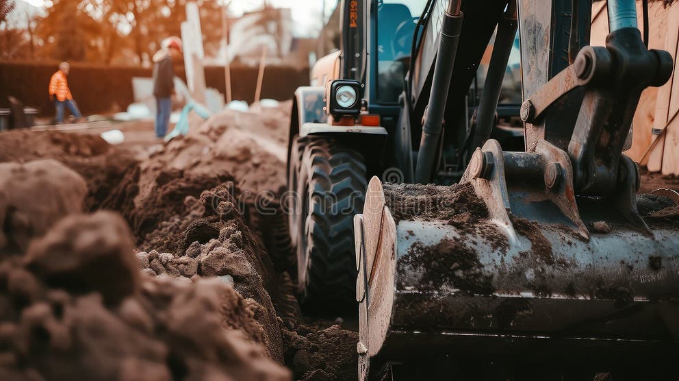 The Backhoe& X27;s Operator Uses the Machine& X27;s Versatility To Dig ...
