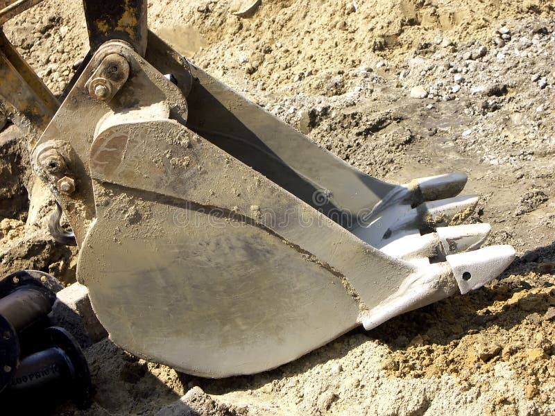 Backhoe shovel stock image. Image of equipment, load, shovel - 655237