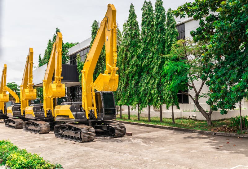 Backhoe for Use Construction Stock Photo - Image of excavator, vehicle ...