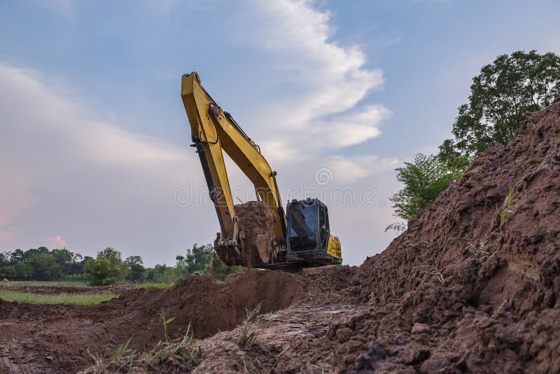 Backhoe stock image. Image of crawler, mover, scoop, hydraulic - 91769841