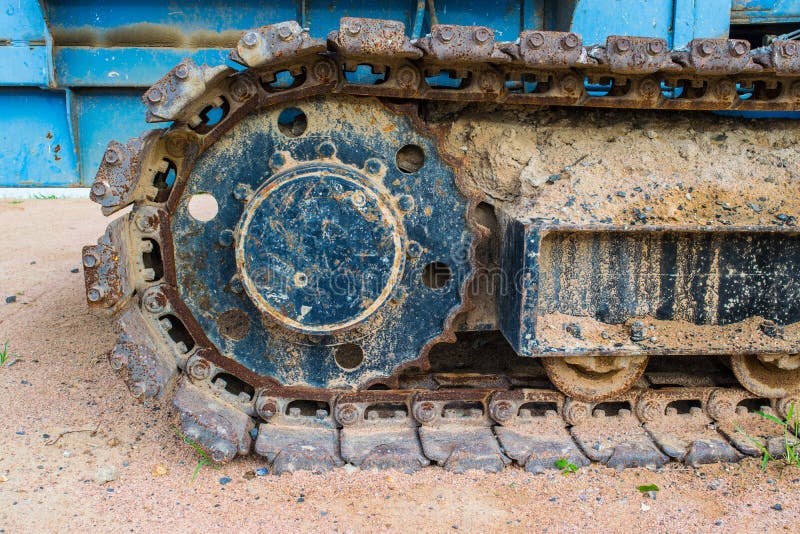 Backhoe wheel stock image. Image of excavation, blade - 31188651