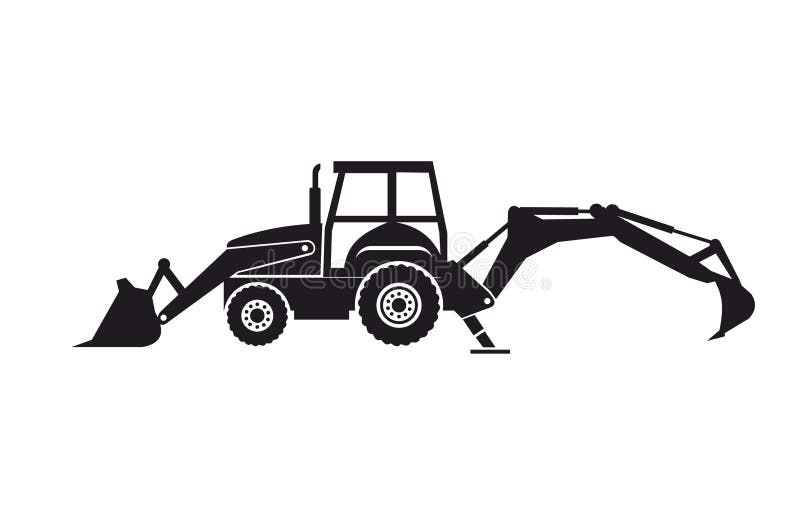 Backhoe Stock Illustrations – 8,167 Backhoe Stock Illustrations ...