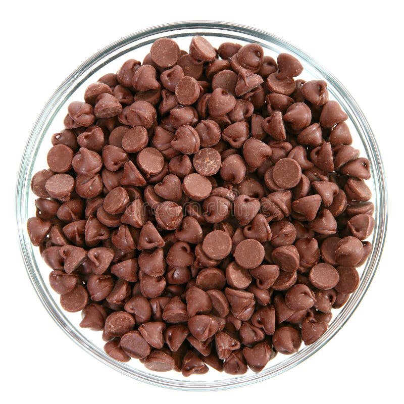 Backing Chocolate Chips stock image. Image of cocoa, macro - 4758081