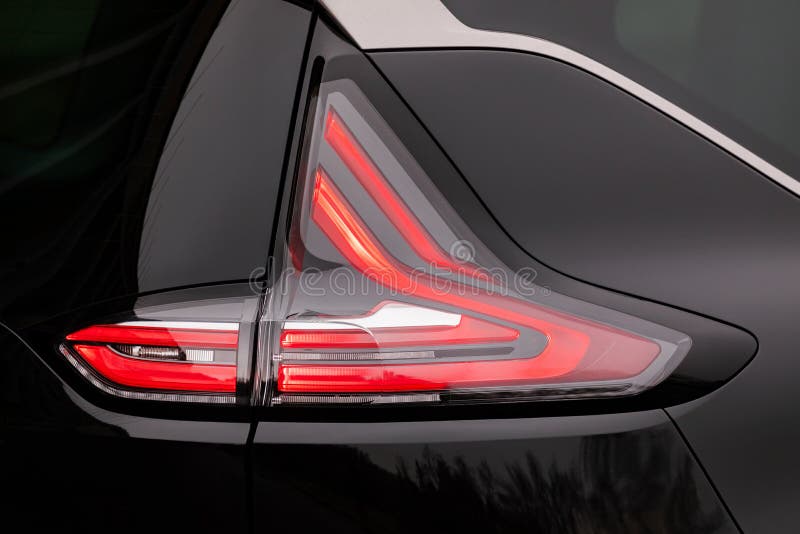 Backlight of a car stock image. Image of automobile - 207472375