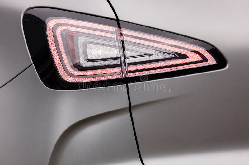 Backlight of a car stock photo. Image of design, detail - 213270962