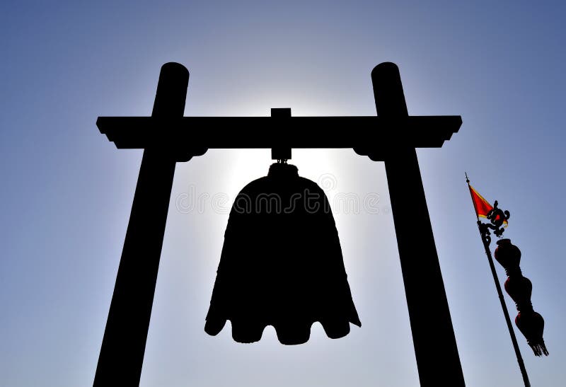 Backlight Silhouette of Buddha Statues in the Temple.- Stock Photo ...
