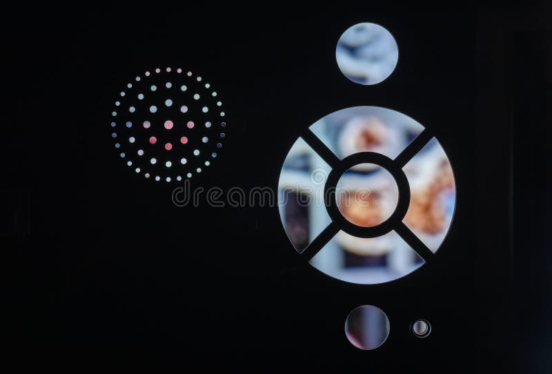 Backlighting of Circular Windows, Silhouettes of Icons and Symbols ...