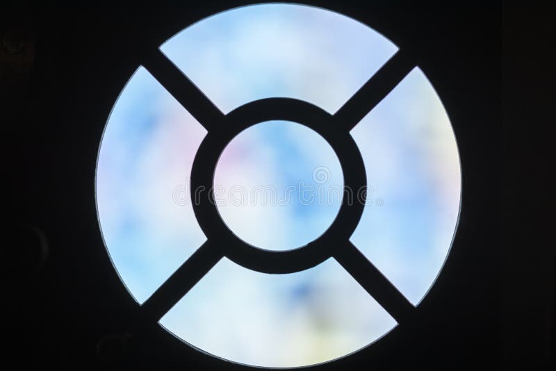 Backlighting of Circular Windows, Silhouettes of Icons and Symbols ...