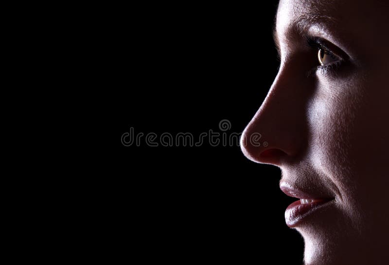 Backlit stock image. Image of charming, caucasian, studio - 27339101