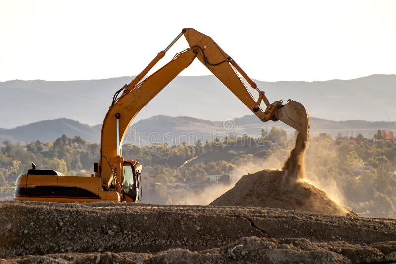 Backlit Backhoe Stock Photos - Free & Royalty-Free Stock Photos from ...