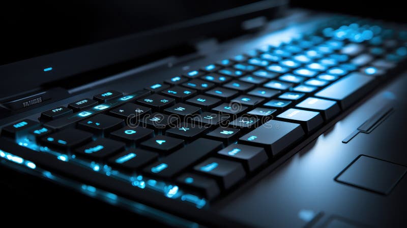 Backlit Black Technical Background Stock Illustration - Illustration of ...