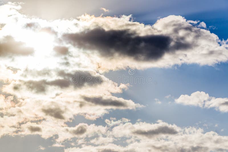 Backlit sky with clouds stock photo. Image of overcast - 82382846