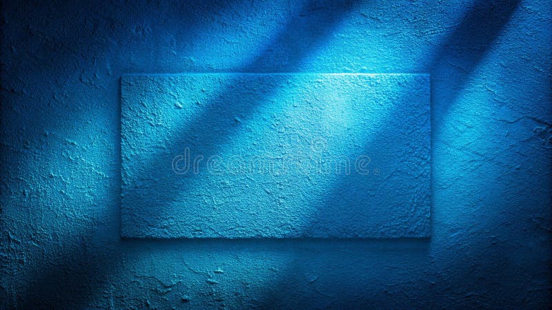Backlit Blue Texture with Rough Rectangular Shadows Generative by AI ...