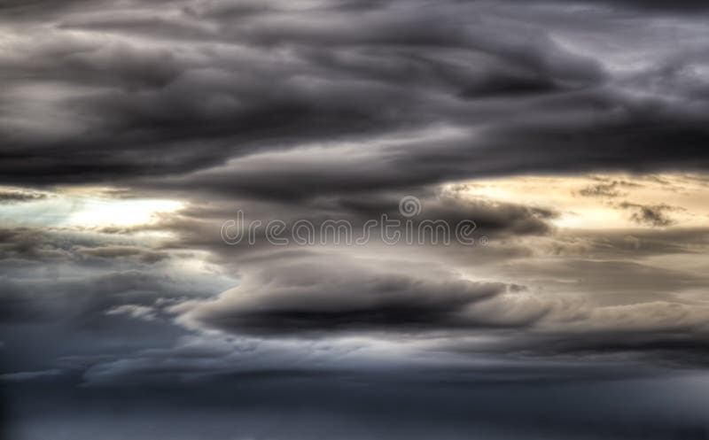 Backlit Clouds stock photo. Image of thickening, weather - 54596344