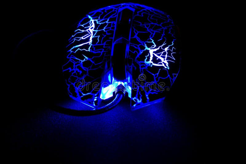 Glow in the dark Mouse stock photo. Image of scroll, track - 484580