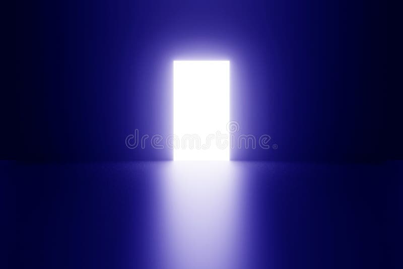 Backlit Door with Light Coming from Behind Stock Photo - Image of light ...