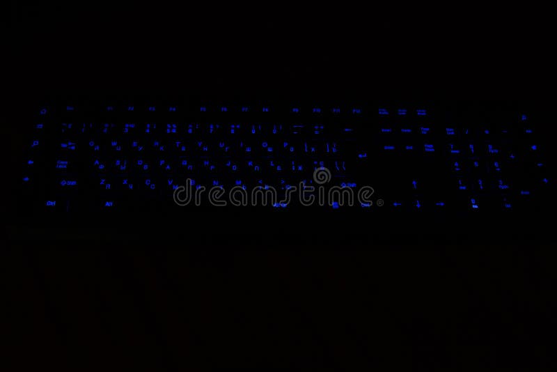 Backlit keyboard shortcuts stock photo. Image of technology - 84205208