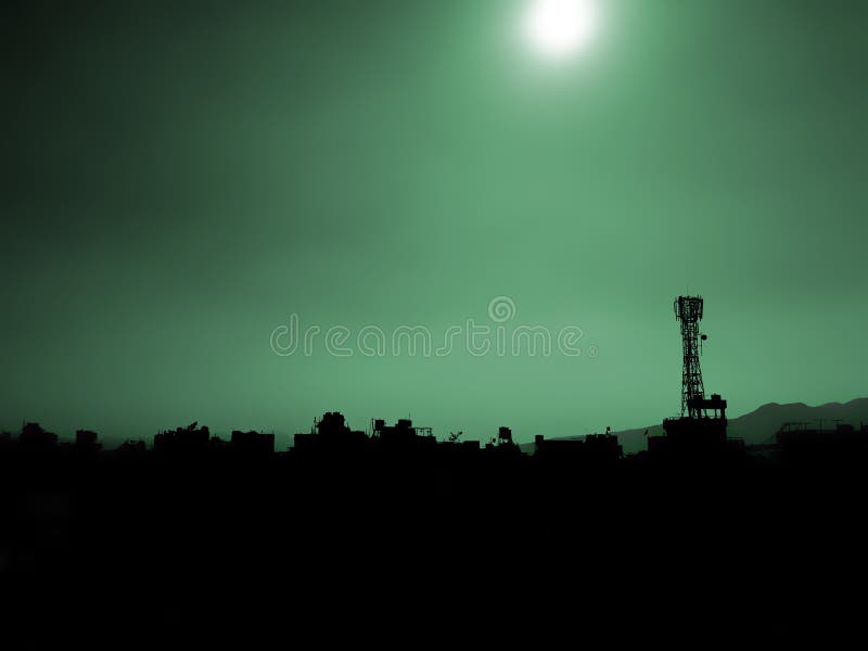 Backlit Landscape Picture. Image: 90490568