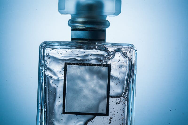 Backlit Perfume Bottle Shot in Studio Stock Image - Image of looks ...