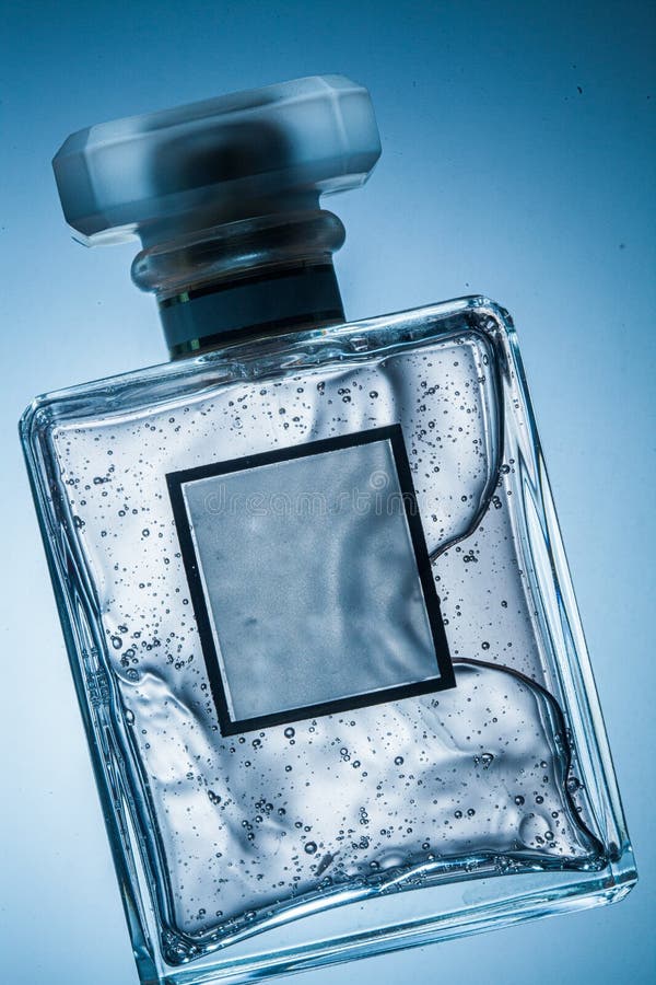 Backlit Perfume Bottle Shot in Studio Stock Photo - Image of beauty ...