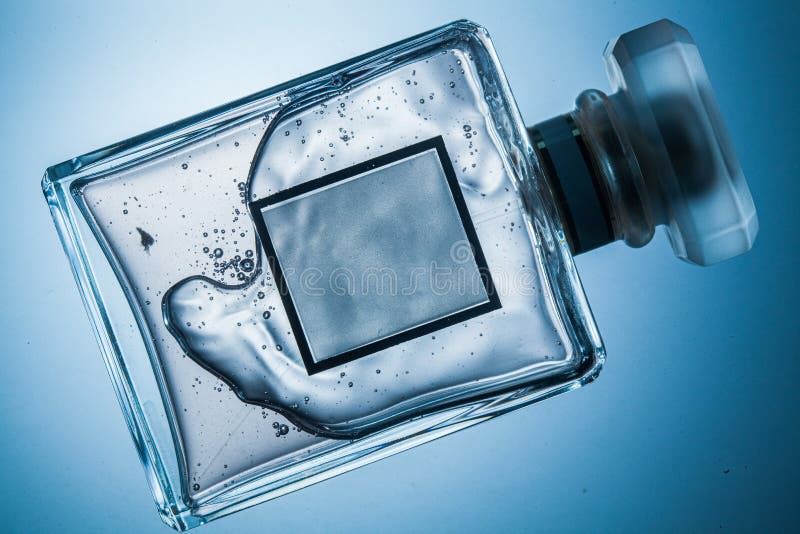 Backlit Perfume Bottle Shot in Studio Stock Image - Image of perfume ...