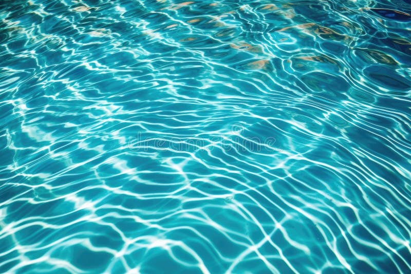 Backlit Rippling Water in a Pool Stock Illustration - Illustration of ...