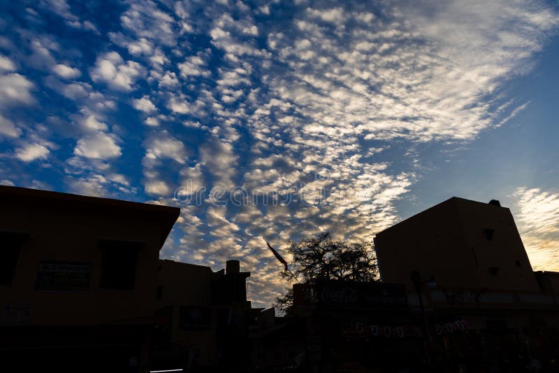Backlit of Sacred Hindu Temple with Its Vibrant Architecture and ...