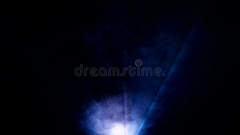 Projector Beams and Smoke, Color Image on the Projector, Static Video ...