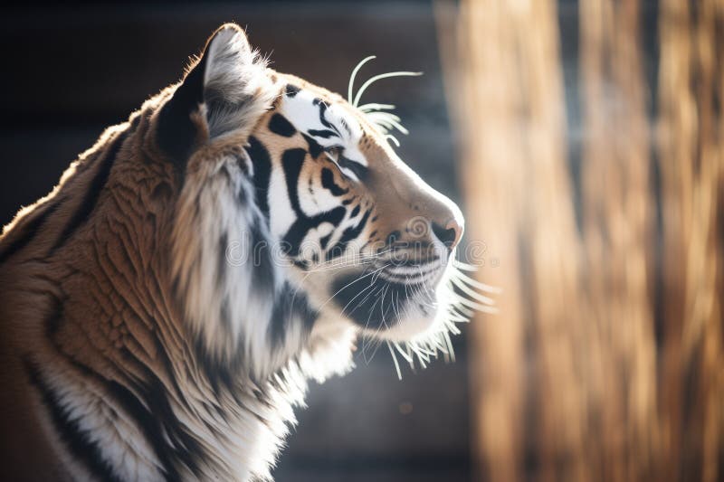 Backlit Tiger stock photo. Image of hunter, prowess, tiger - 29559520